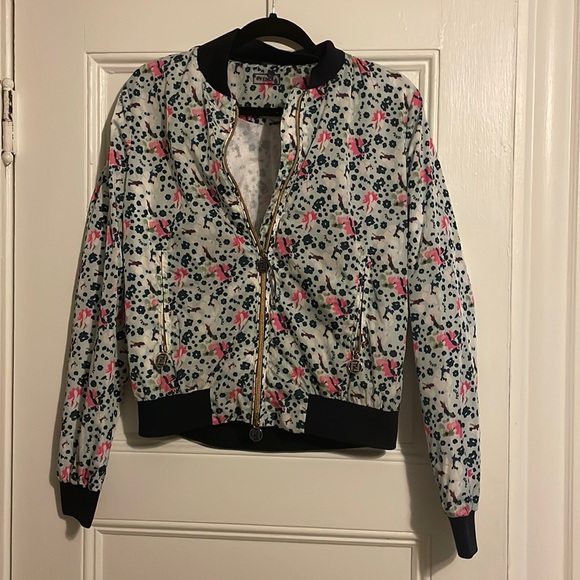 Fendi | Jackets & Coats | Fendi Floral Windbreaker | Poshmark